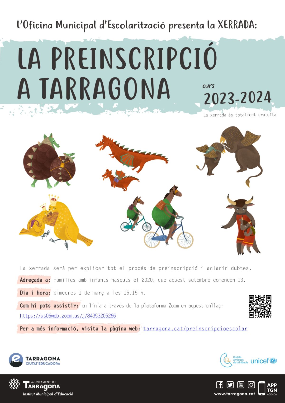 L’Oficina Municipal d’Escolarització (OME) ofereix una xerrada sobre la ... L’Oficina Municipal d’Escolarització (OME) ofereix una xerrada sobre la ...