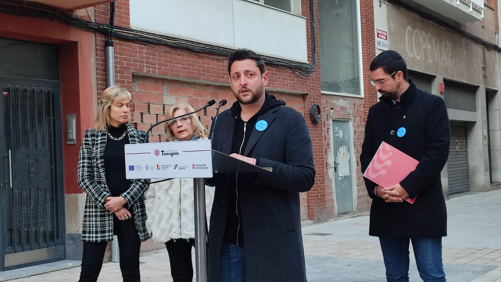 L’alcalde Rubén Viñuales inaugura la reurbanització dels carrers ...